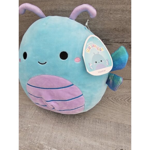 Kellytoy | Toys | Heather The Blue Dragonfly 8 Squishmallow Rare Nwt Stuffed Animal Plush Soft ...